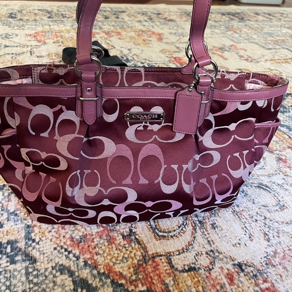 Coach | Bags | Coach Womens Pink Tote Bag | Poshmark